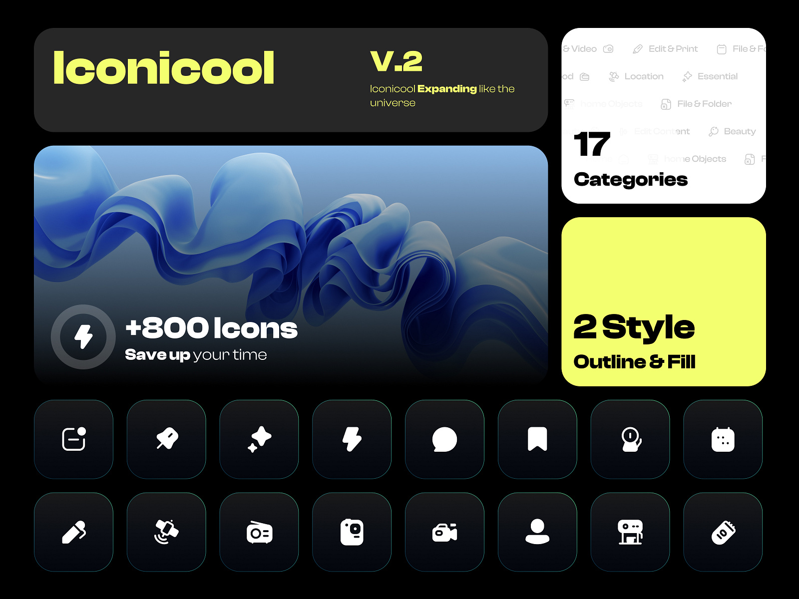 Iconicool V.2 by Whale Design on Dribbble