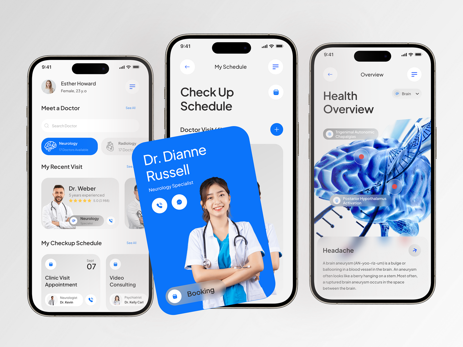 Care - Medical Mobile App by Reka Rahayu for Plainthing Studio on Dribbble