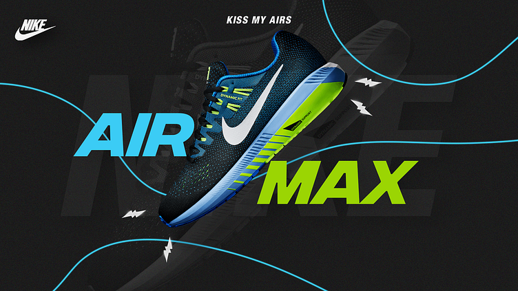 AIR MAX (POSTER) by Saeed Ijaz on Dribbble