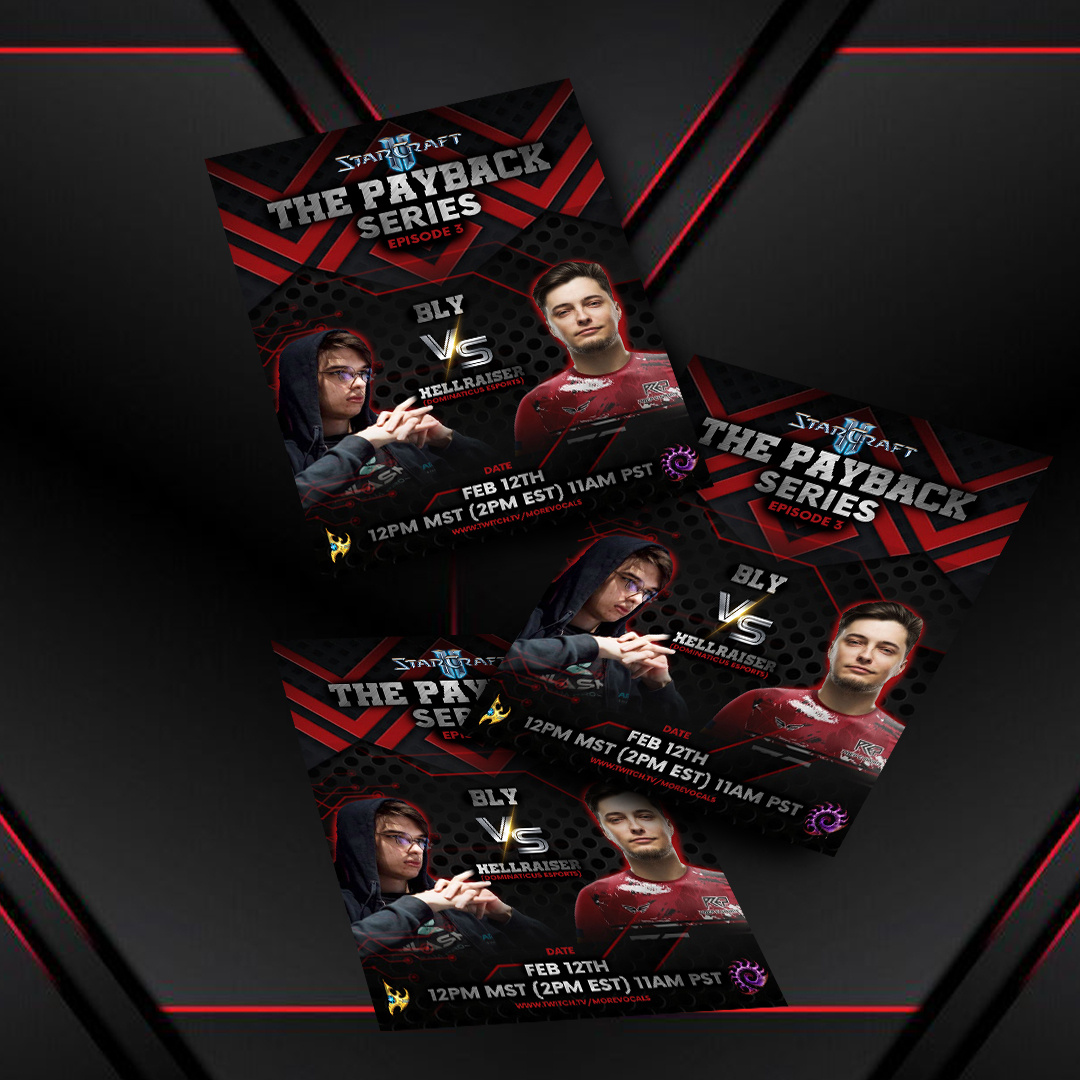 GAME FLYER DESIGN | STARCRAFT | ESPORTS FLYER by GIN studio on Dribbble