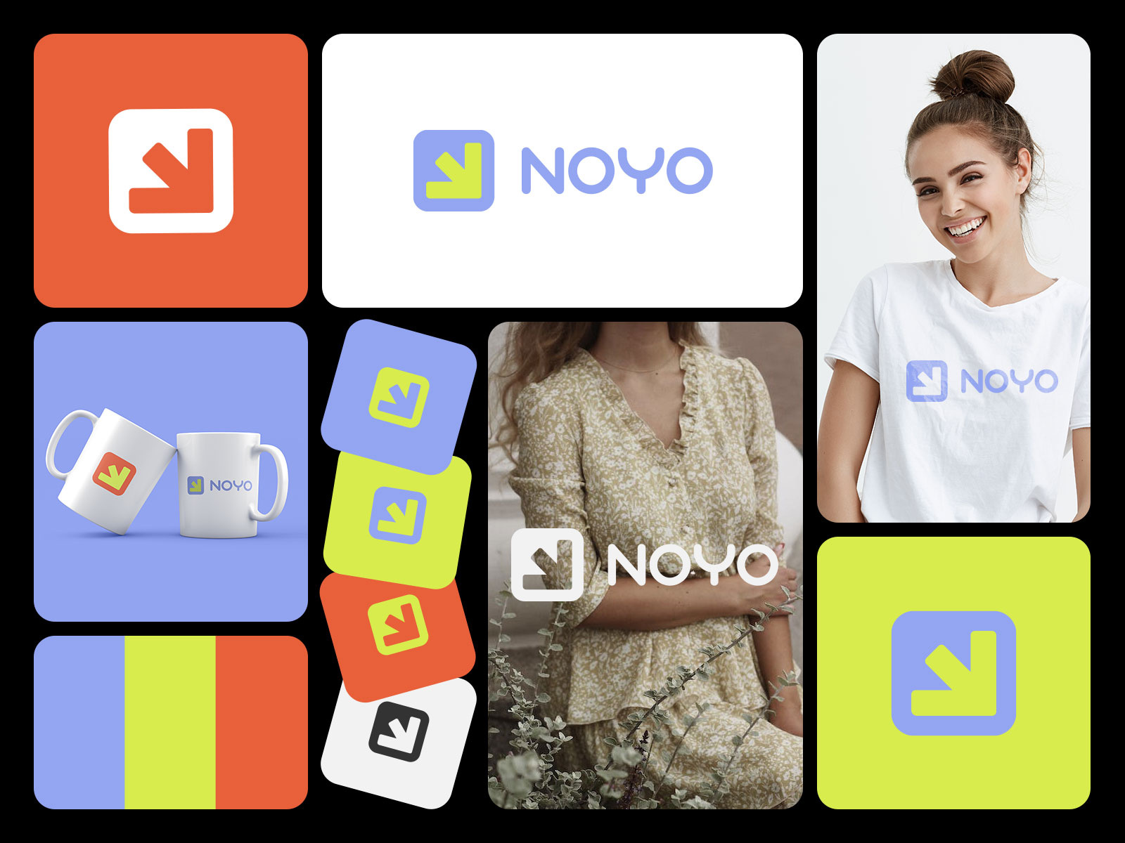 Noyo fashion clothes logo design by Kuldeep Mahawar on Dribbble