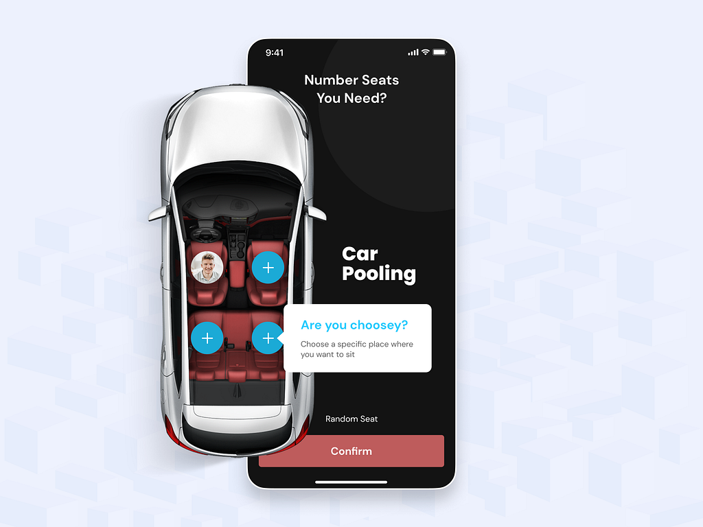Ride Sharing | Carpooling App by PeppyOcean on Dribbble