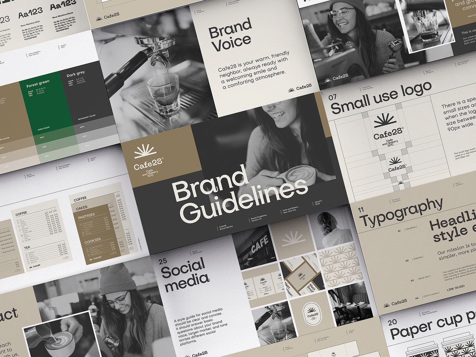 Coffee Shop Brand Guidelines by iStar Design on Dribbble