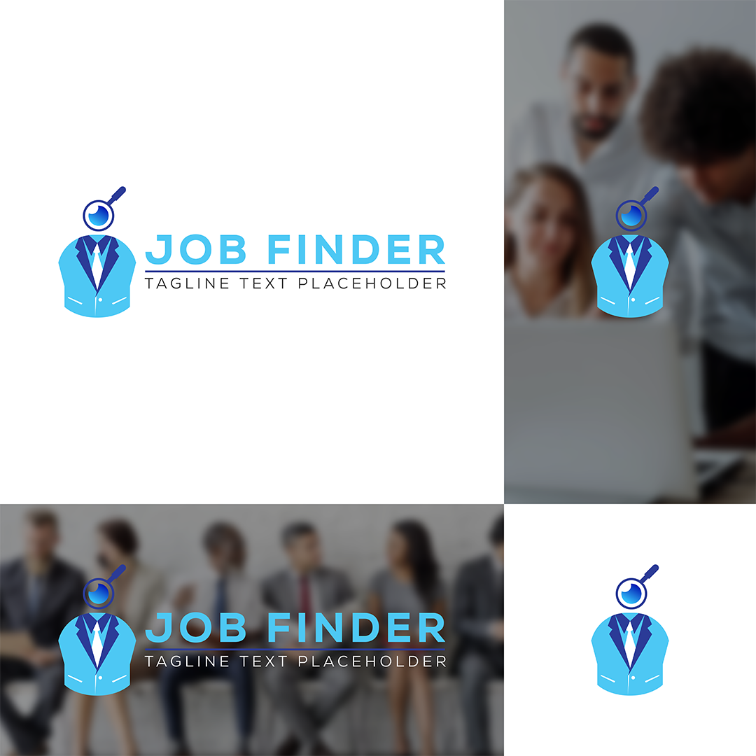 Job Finder Logo Design by Edelbert Rosales on Dribbble