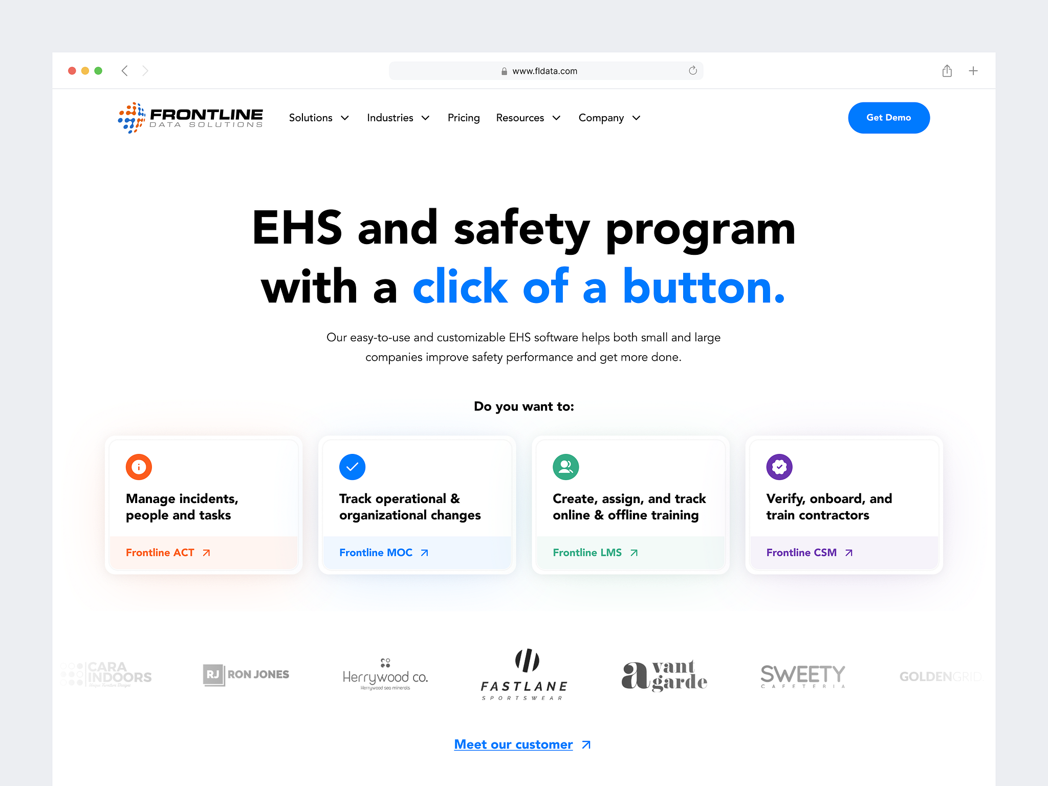 Frontline - Hero Section by Ikhwata Andy on Dribbble