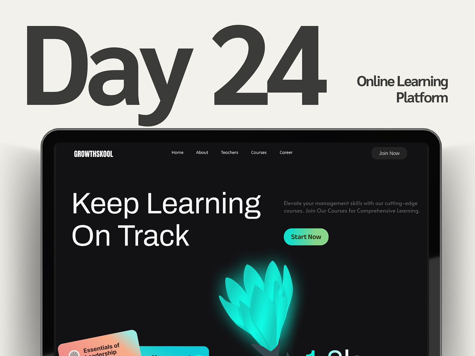 Online Learning Platform Landing Page - Muggle Designer by Muggle Designer on Dribbble