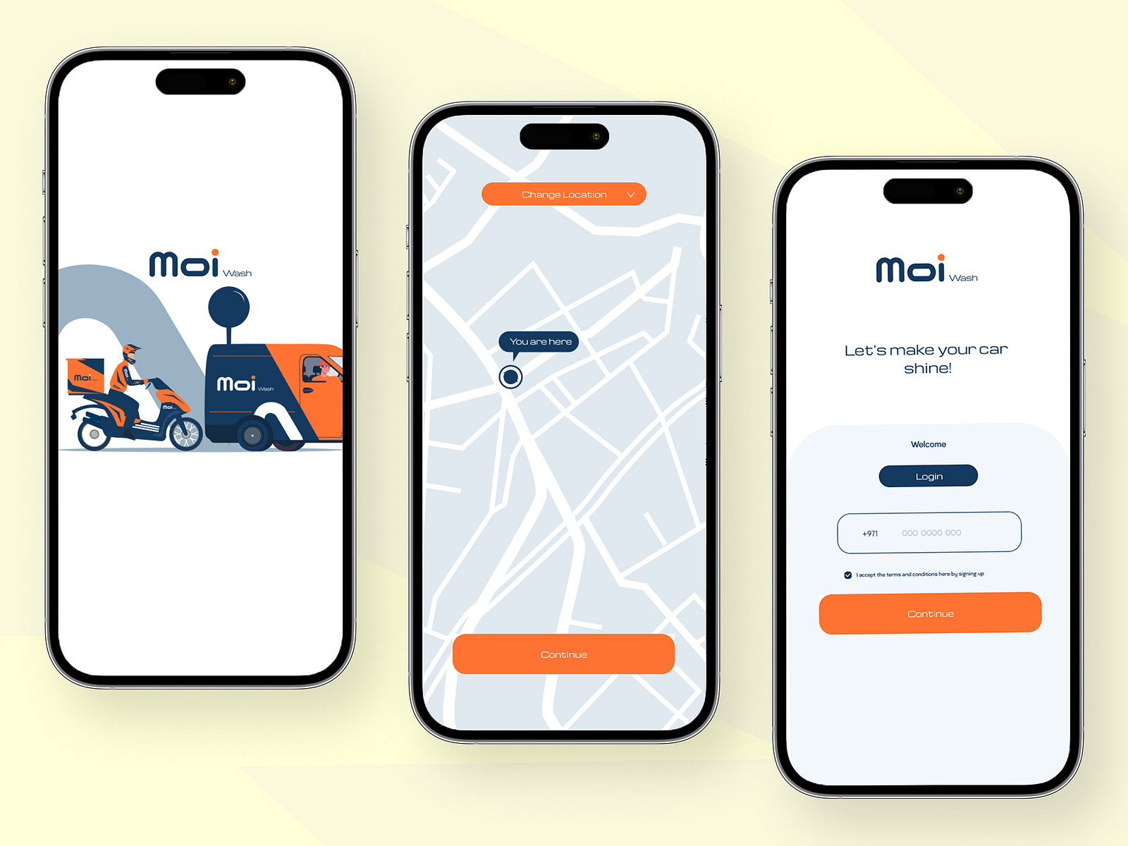 UI UX moiwash-Dubai by Dony Mathew on Dribbble