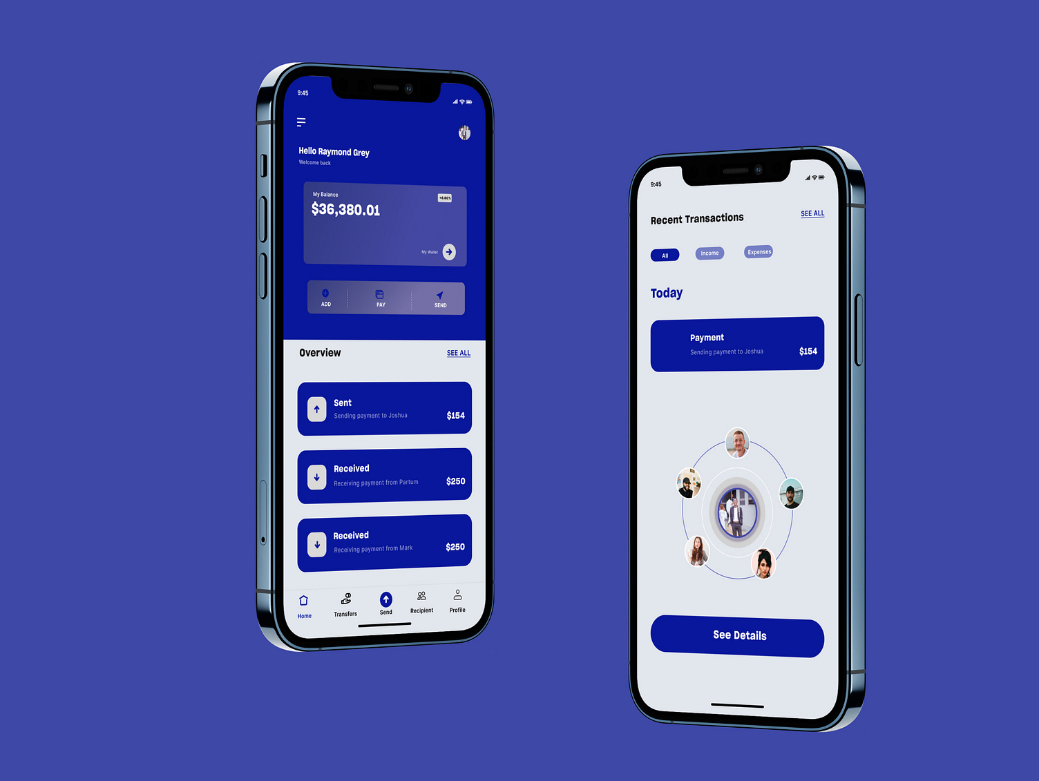 Transaction Mobile App-UI/UX by Raymond Abaya on Dribbble