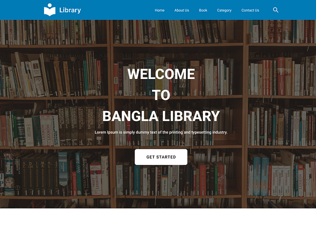 Library Website designs, themes, templates and downloadable graphic ...