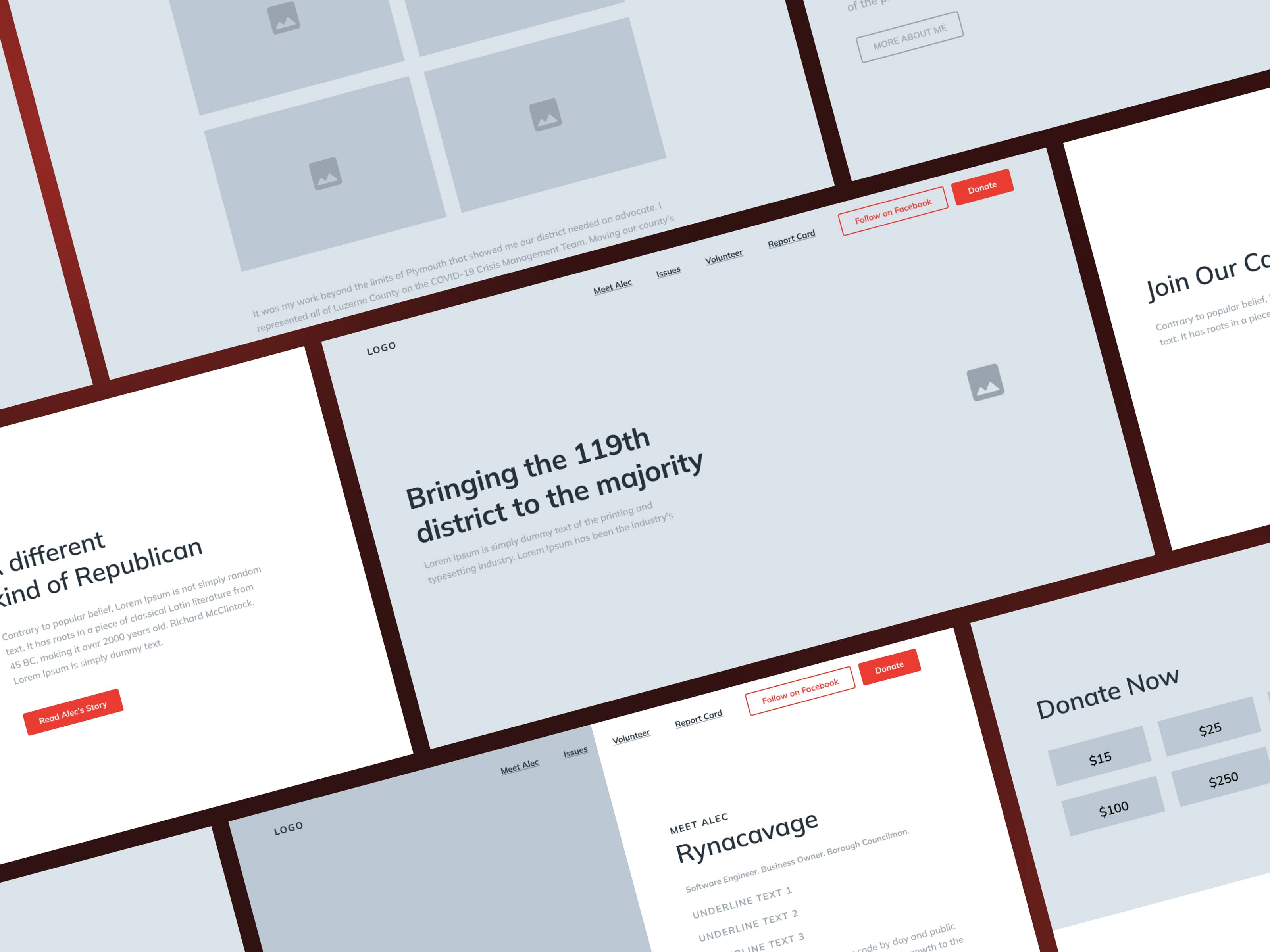 USA Politician Website Animation - Clean, Bold & Professional UI by ...