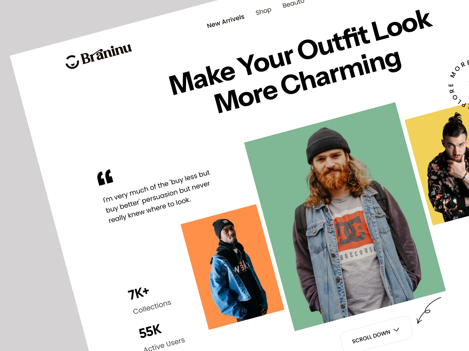 eCommerce Website Header Design by Hosain Ahmed on Dribbble