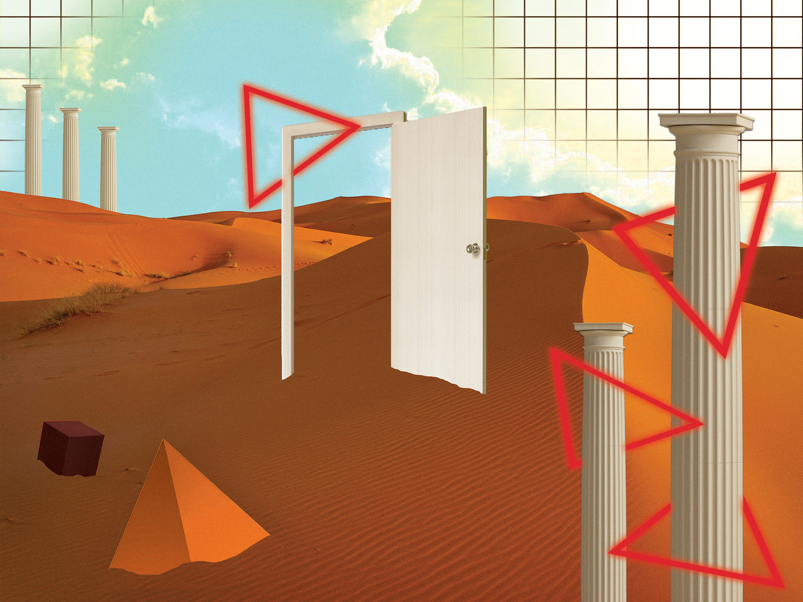 Abstract Desert Composite by Natalie Kyle on Dribbble
