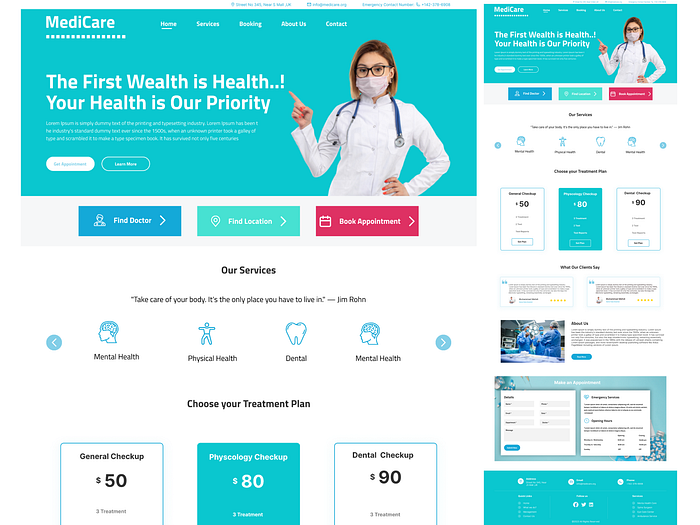Medical Website designs, themes, templates and downloadable graphic ...