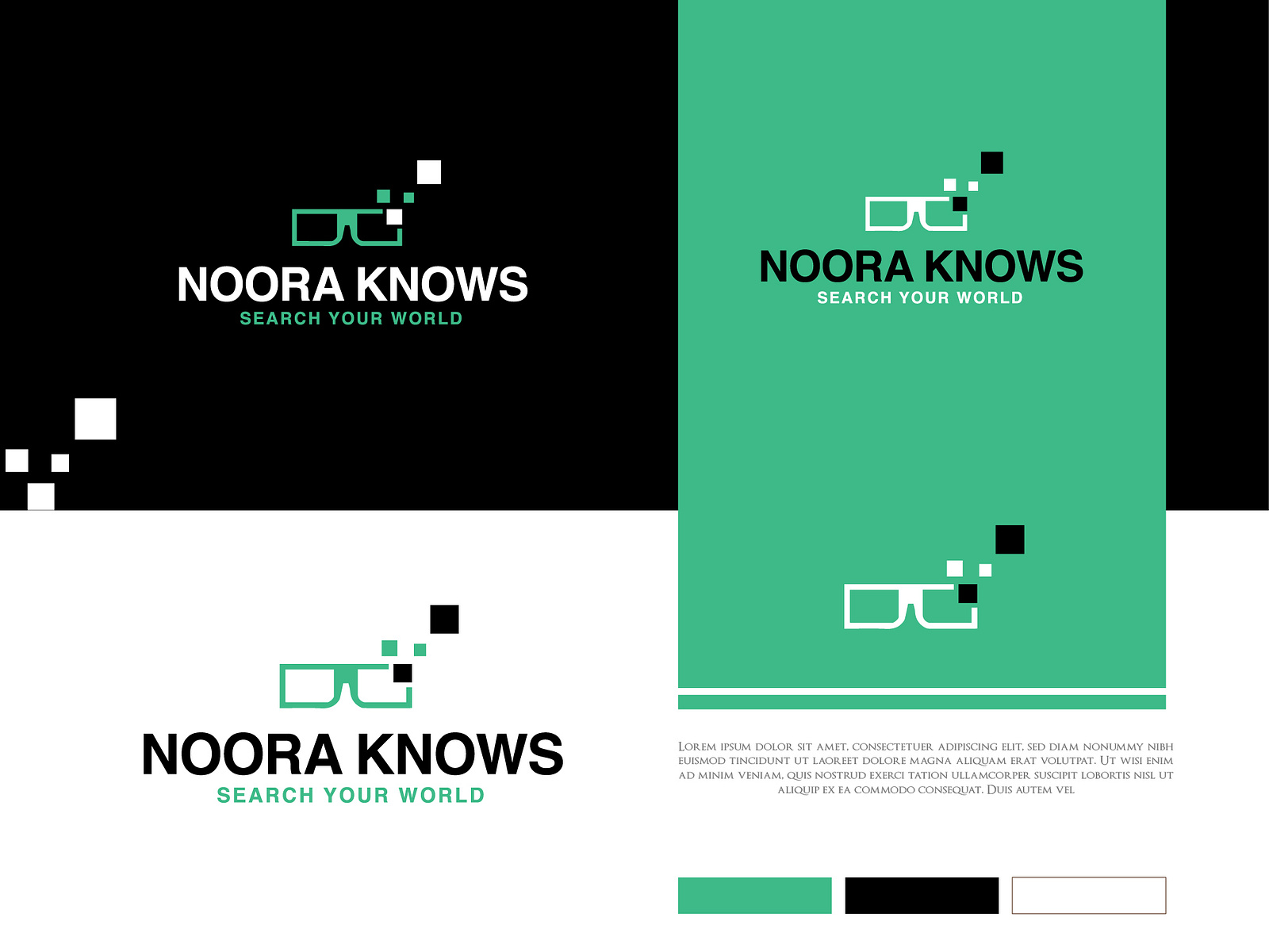 Noora Knows Logo by Kashaf Mansoor on Dribbble
