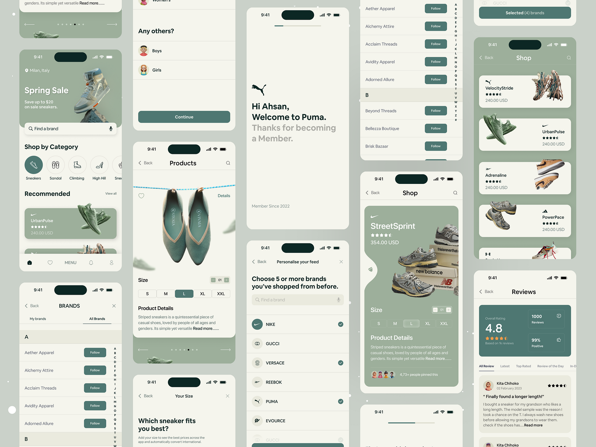 Shopping App UI by Ofspace UX/UI on Dribbble