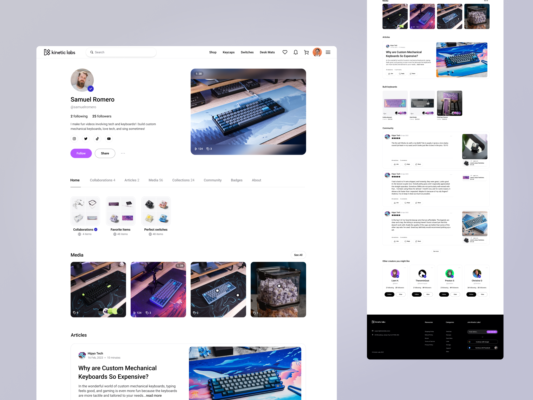 Browse thousands of Expert Profile Page images for design inspiration ...