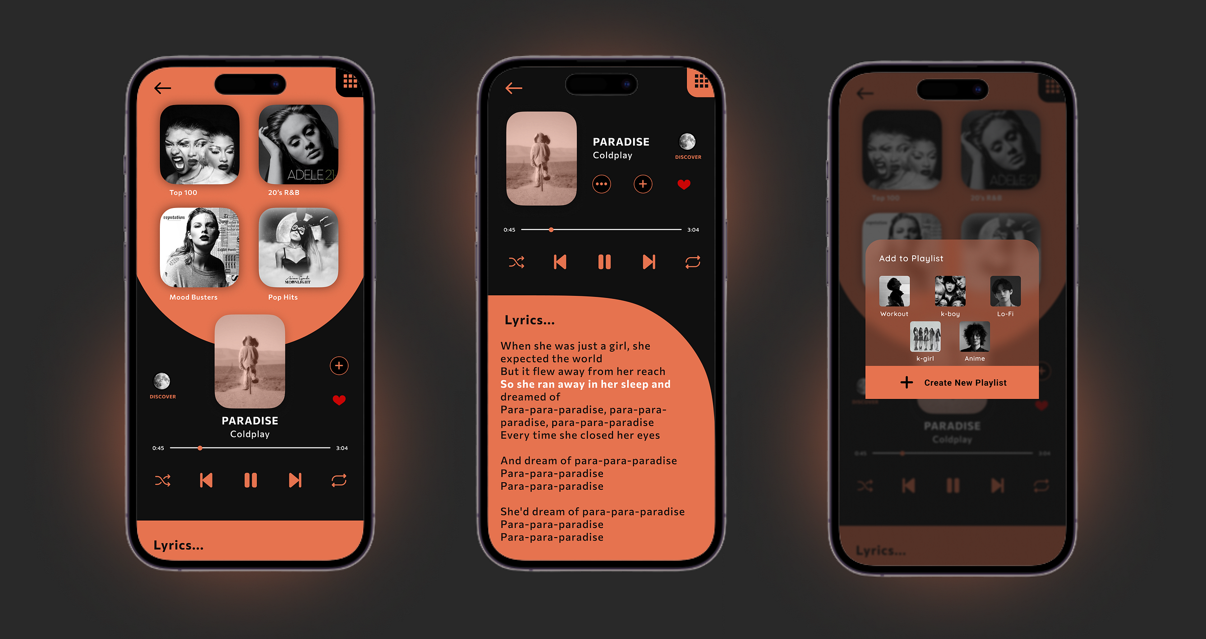 Create Playlist UI Design by Mamatha Aluvala on Dribbble
