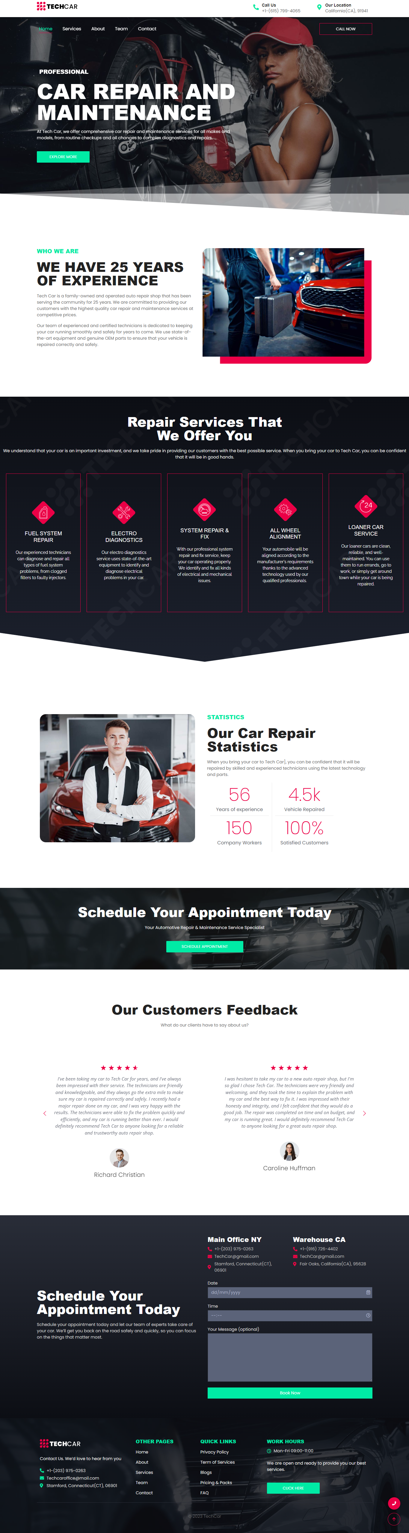 Mechanic Website designs, themes, templates and downloadable graphic ...
