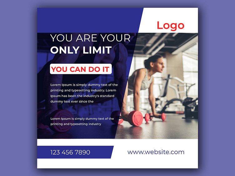 template design by Rifat Hossain on Dribbble