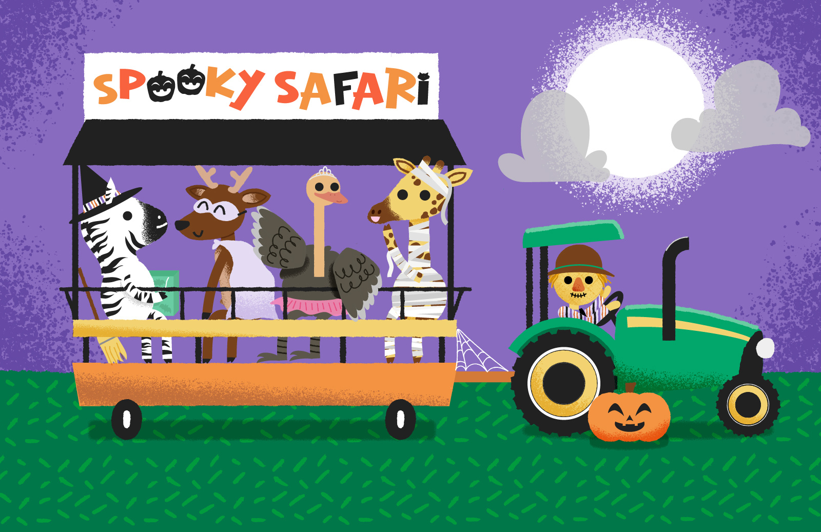 Spooky Safari Event Illustrations by Danielle Swick on Dribbble
