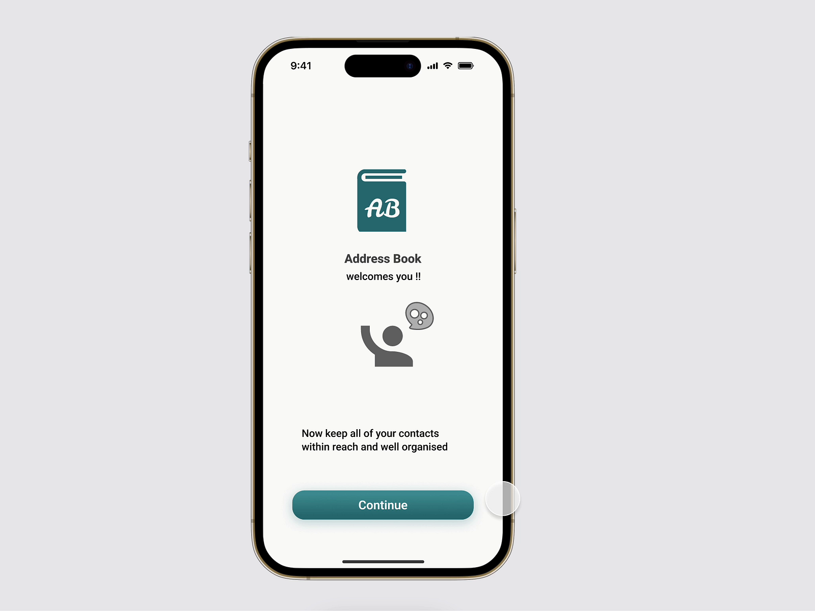Address book - App design by Divya Kothari on Dribbble
