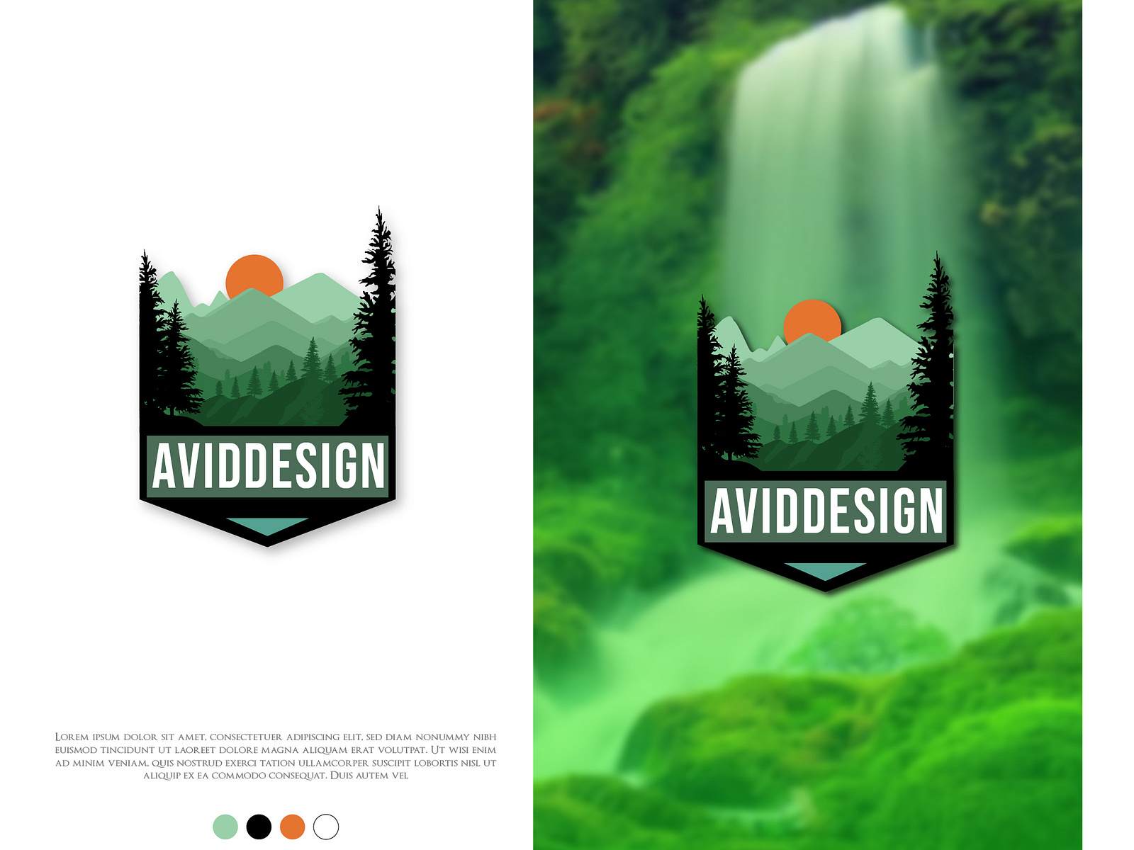 Avid Design Logo by Kashaf Mansoor on Dribbble