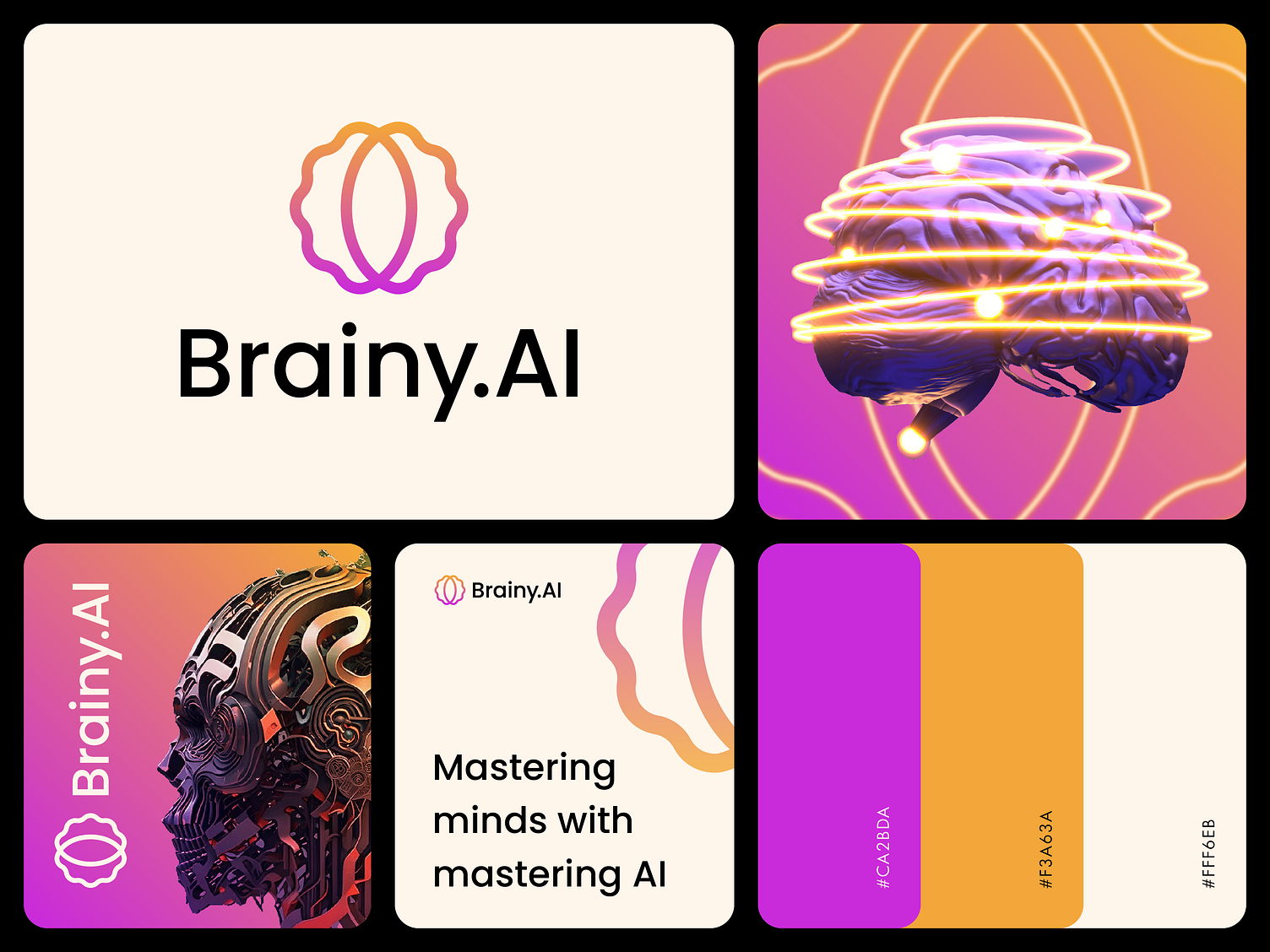 Brainy AI Logo Design by Mursalin Sumon on Dribbble