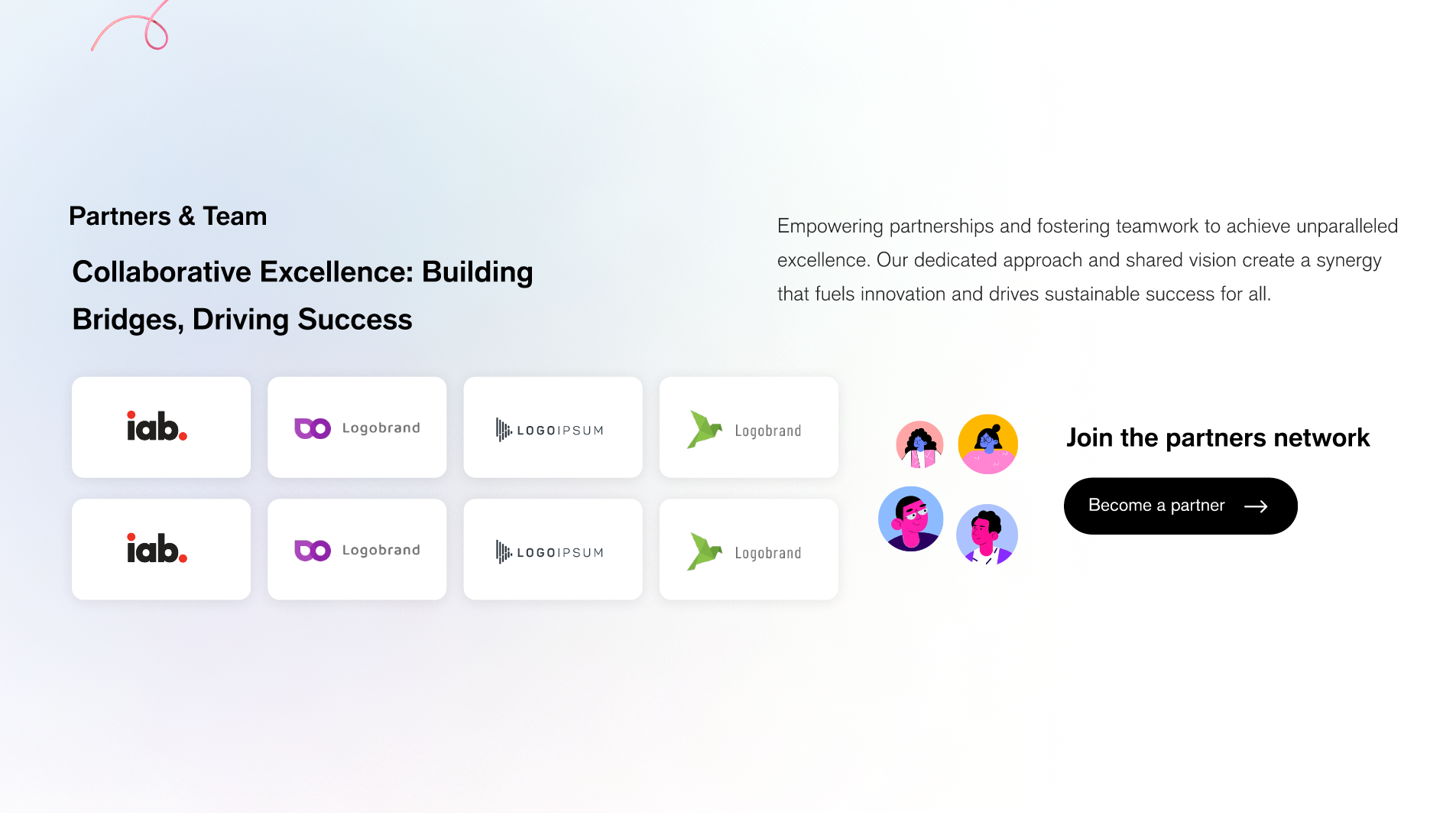 Become a Partner Section Design by Ranjith Ramesh on Dribbble
