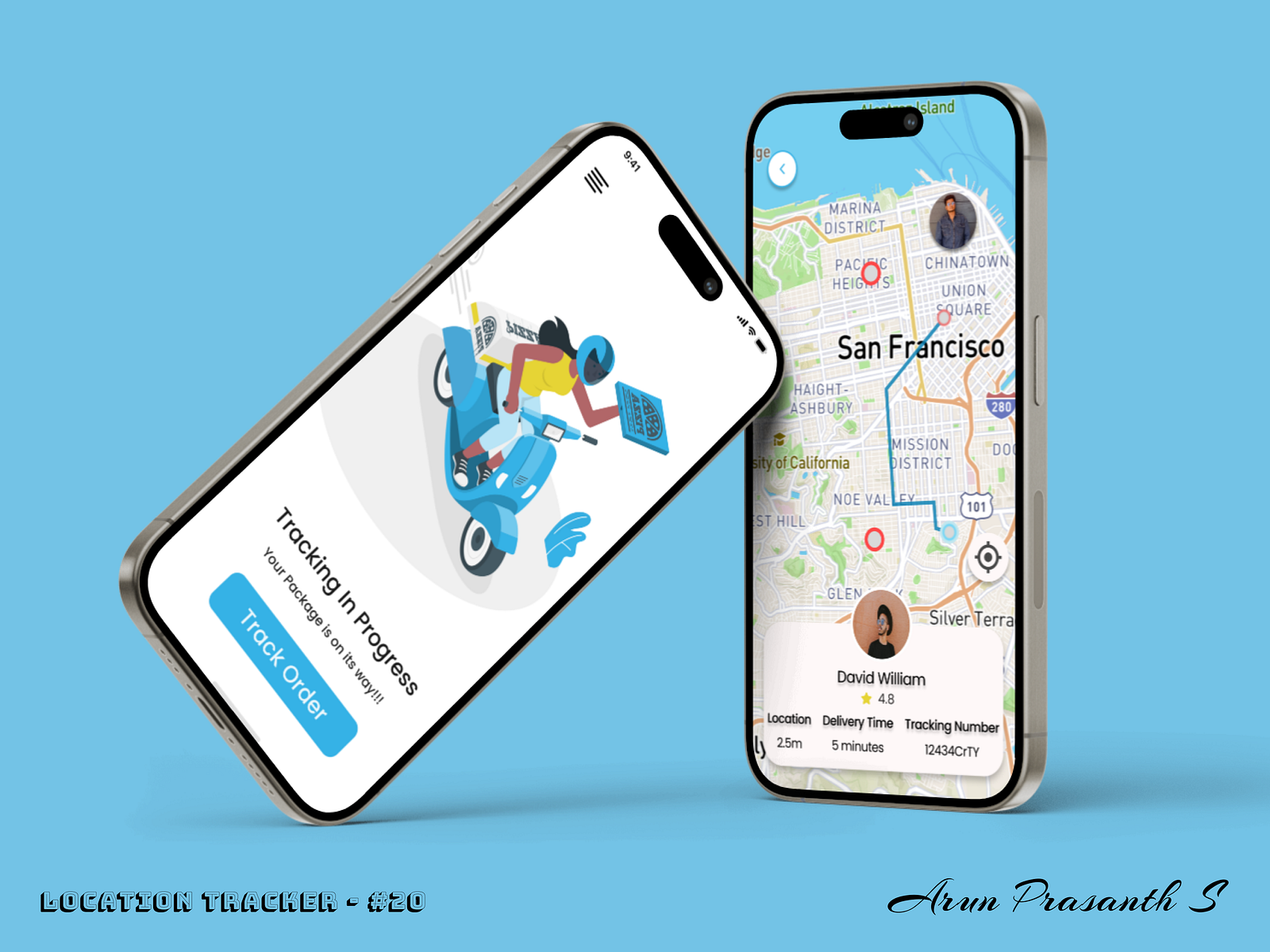 Location Tracker By Arun Prasanth S On Dribbble
