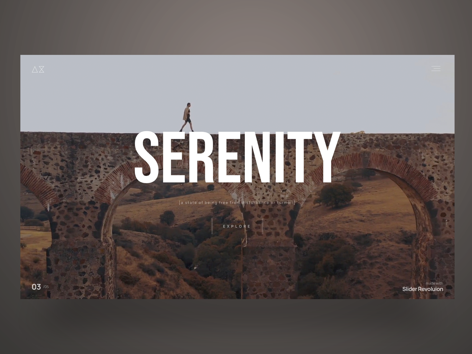 Serenity Hero With Focus Effect - Slider Template for WordPress by ...