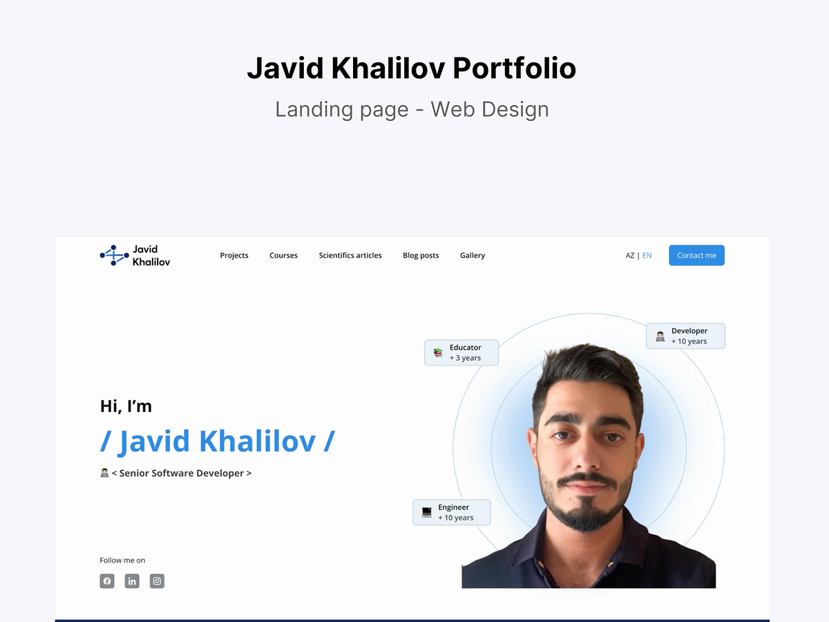 Browse thousands of Software Developer Portfolio images for design ...