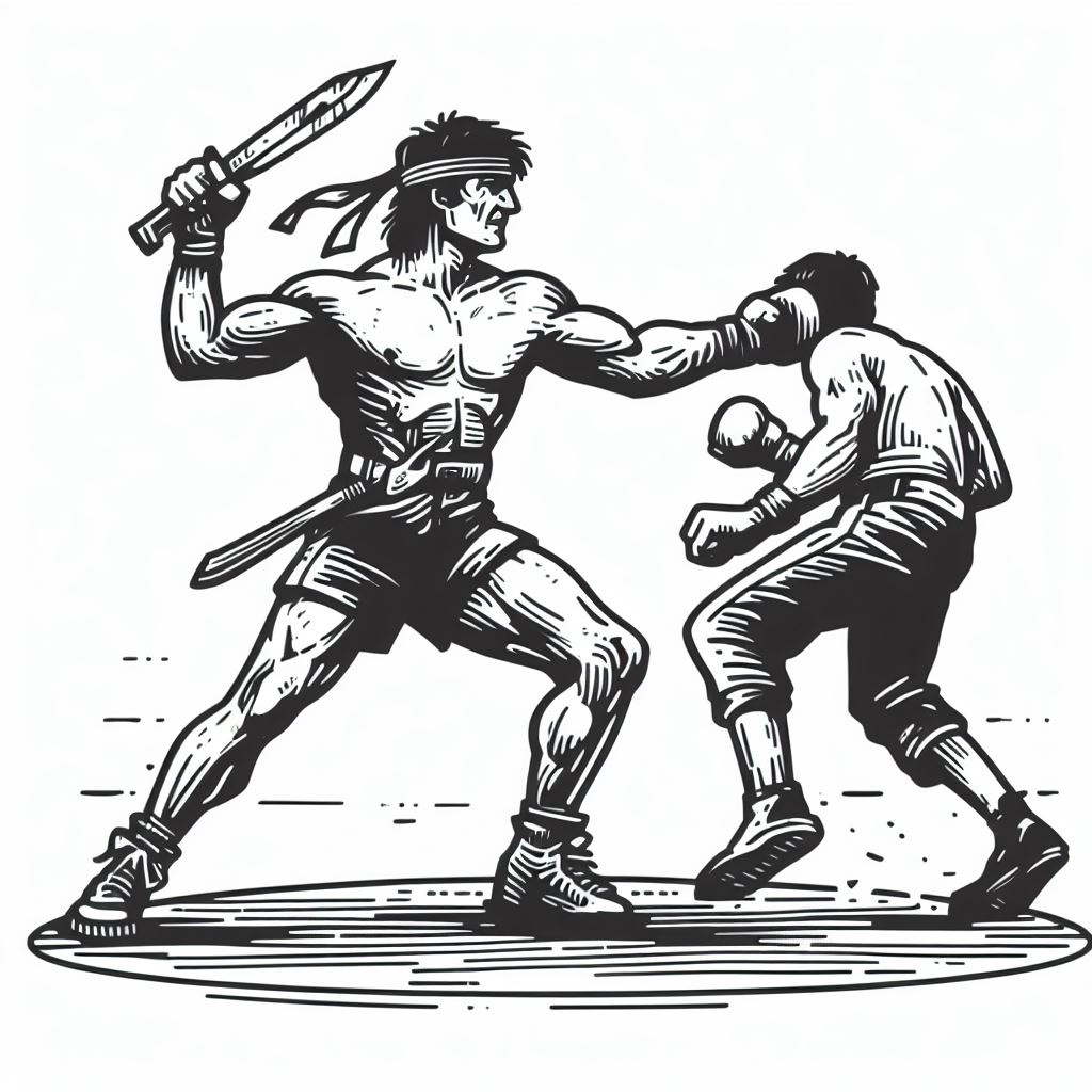rambo boxing by Guillermo Gómez B on Dribbble