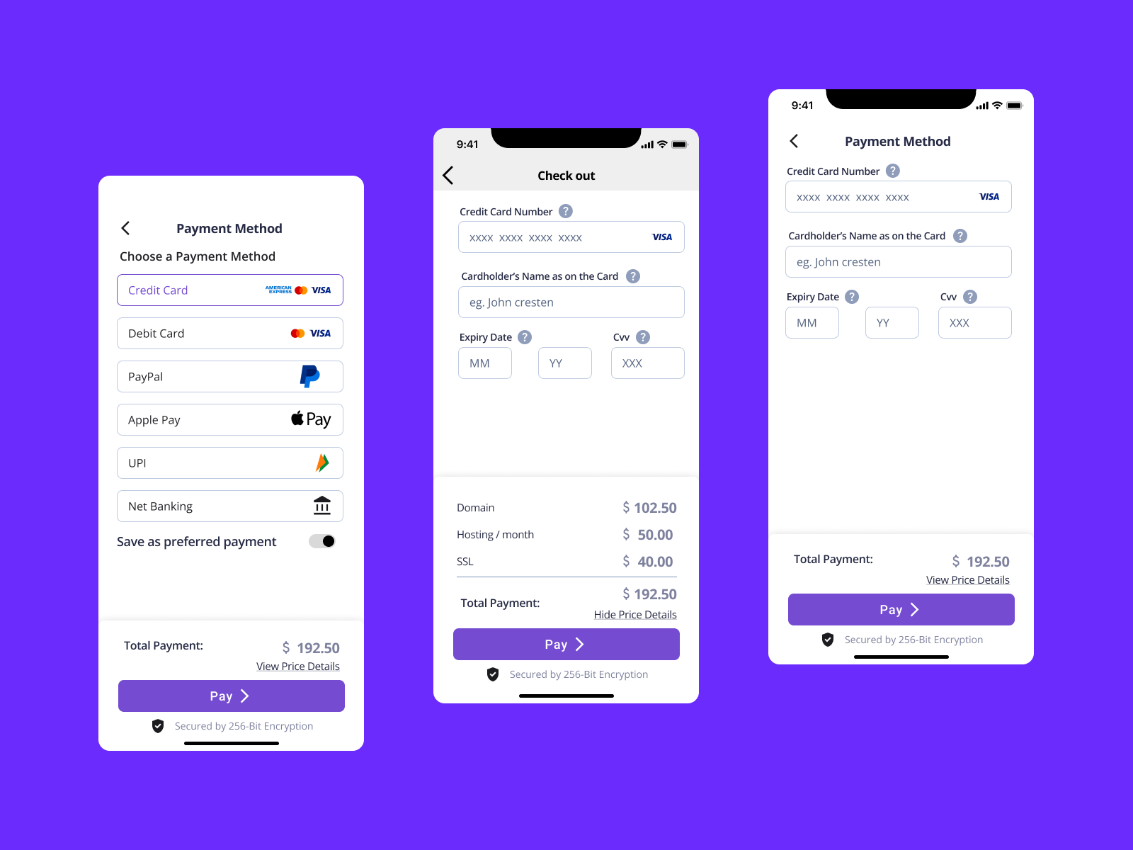 Daily UI #002: Checkout Screen by HONEY SAXENA on Dribbble
