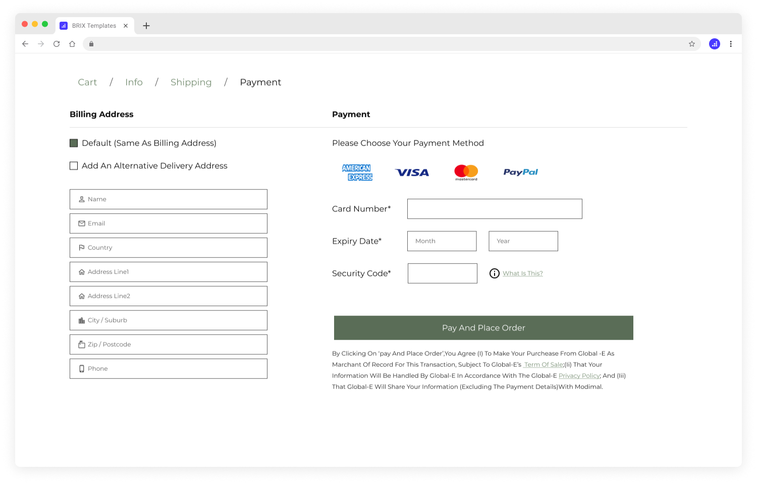 payment page ui sample by mahta gh on Dribbble