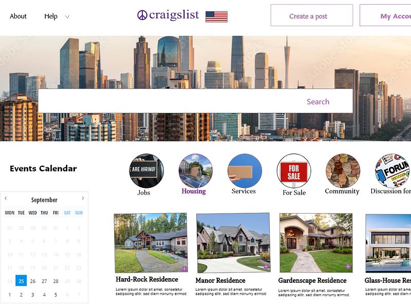 Craiglist Redesign designs, themes, templates and downloadable graphic ...