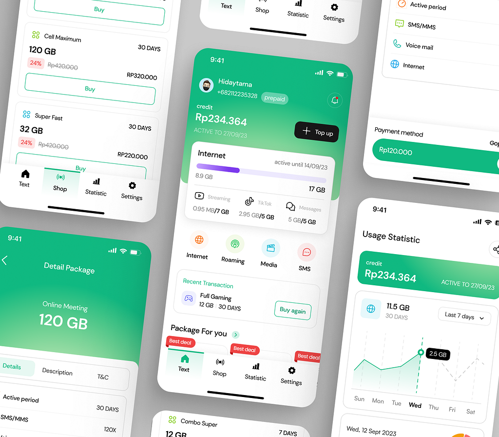 Superceel - Internet provider app by Dylan Hidaytama I for SLAB Design ...