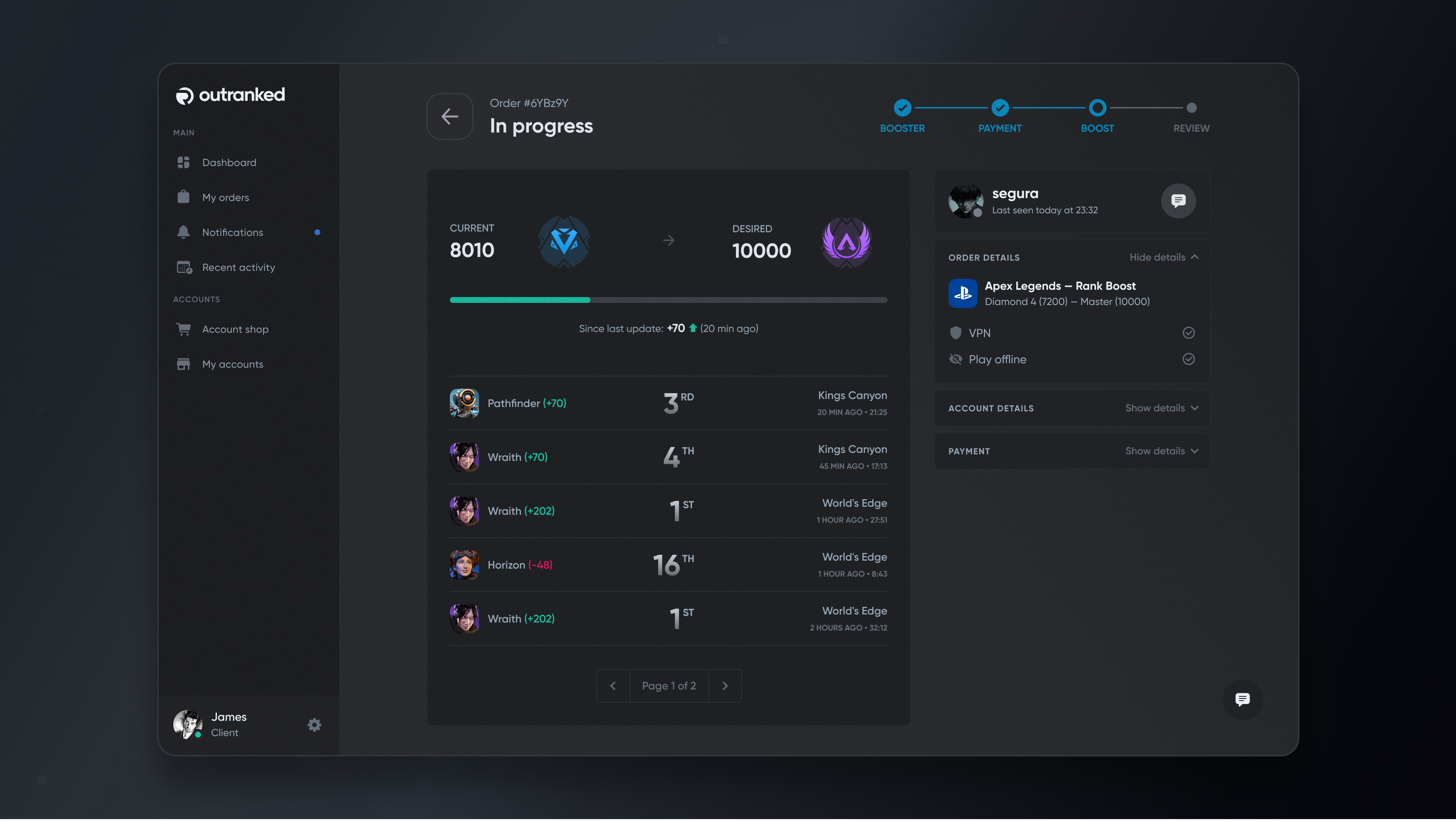 Browse thousands of Ongoing Order images for design inspiration | Dribbble