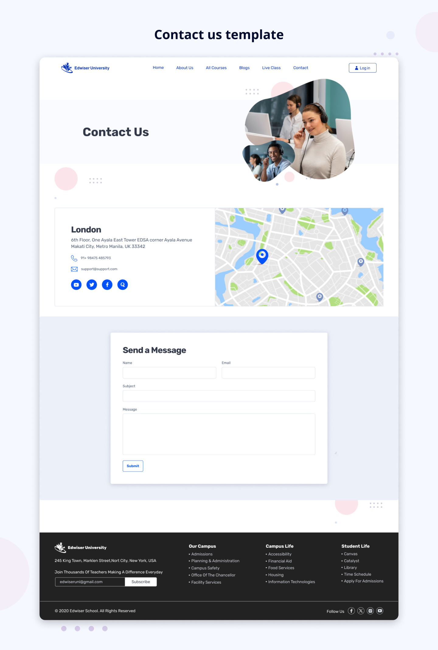 Moodle - University Moodle Template by Edwiser RemUI on Dribbble