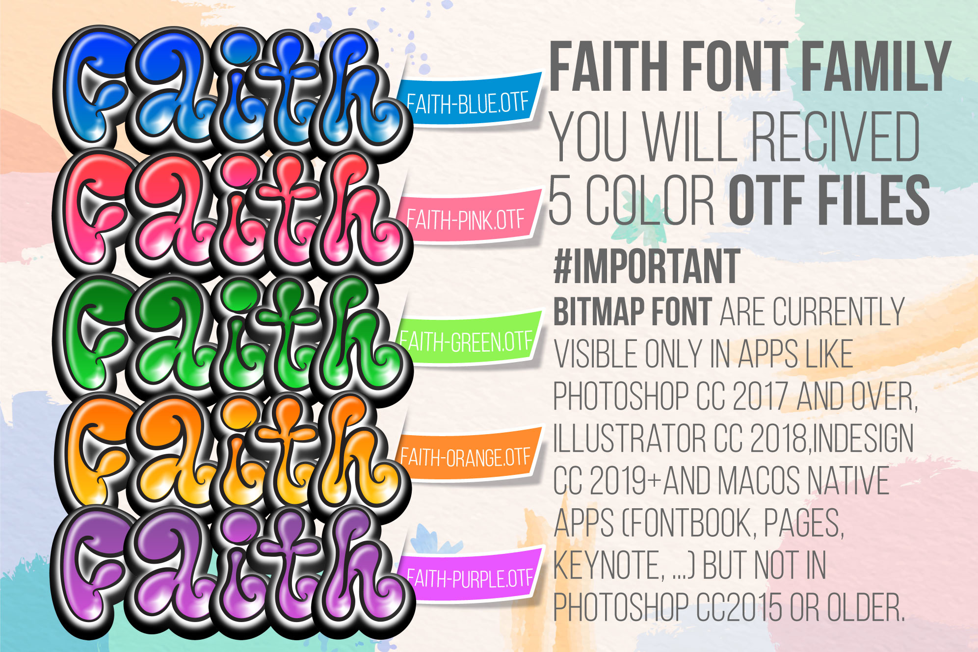 Faith Font by Ake Thanantreesak on Dribbble