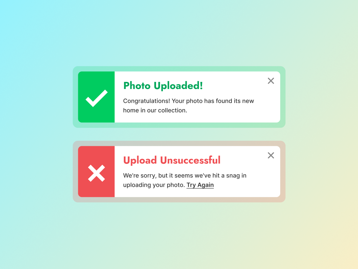 Flash Message by Shrey Choraria on Dribbble