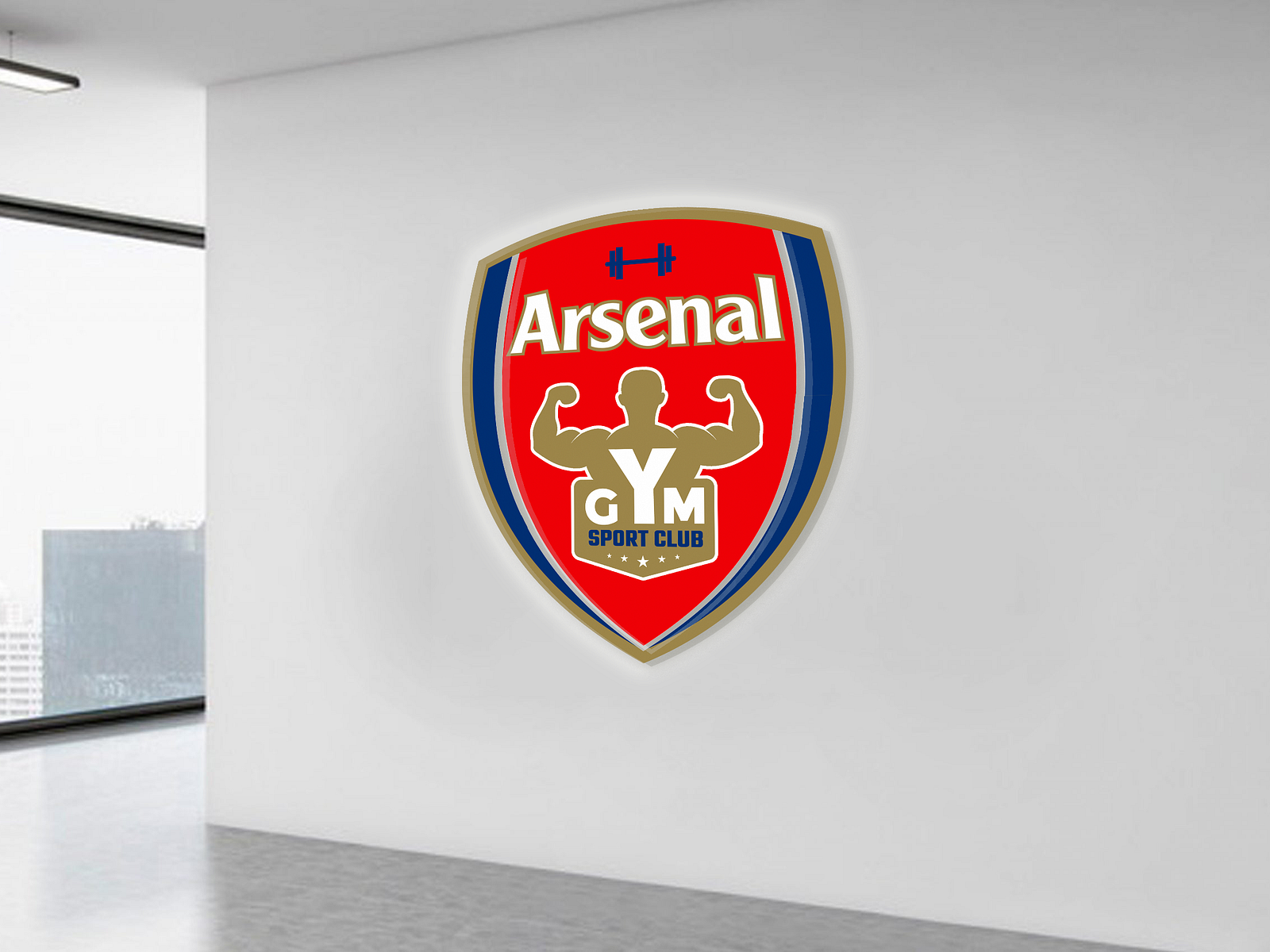 Arsenal Fitness logo by Picasso Design on Dribbble