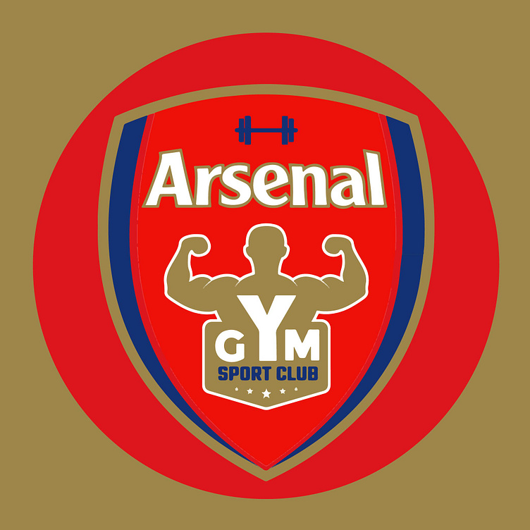Arsenal Fitness logo by Picasso Design on Dribbble