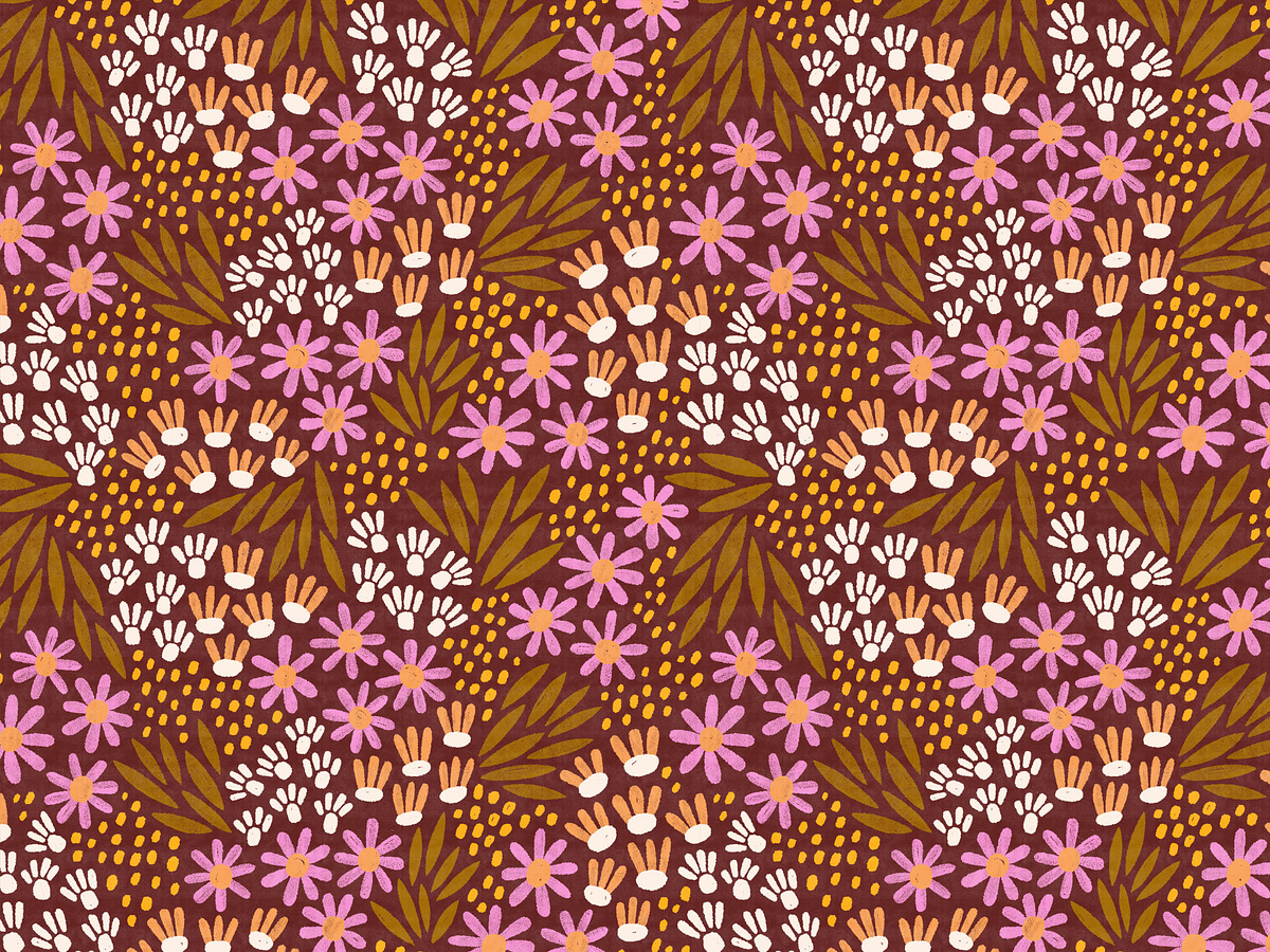 Ditzy floral pattern by Soph Rowe on Dribbble