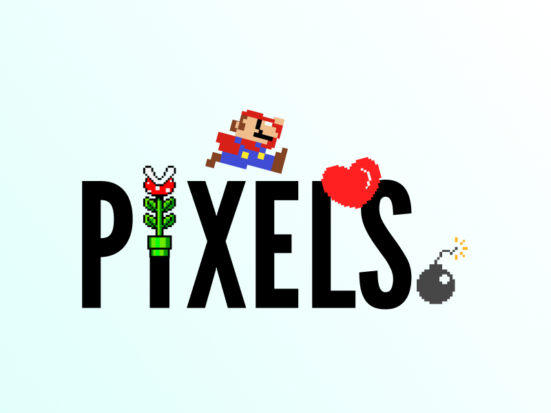 Pixels Web Header by Dhananjay Garg on Dribbble