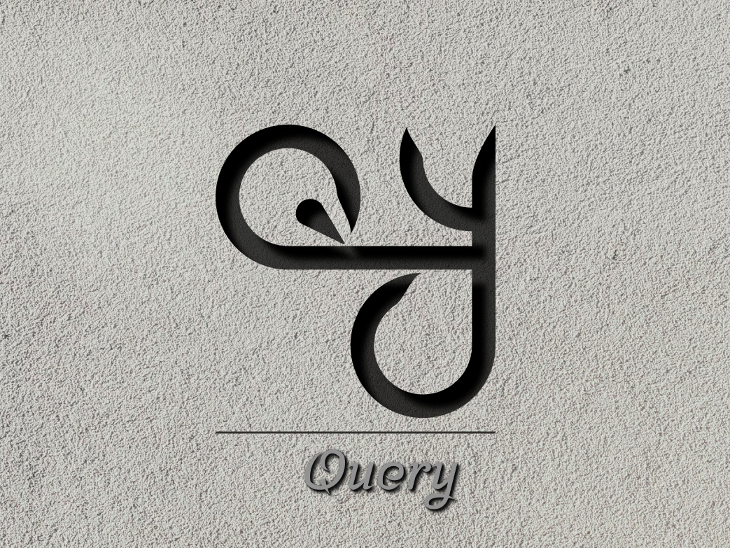 3D Simple Beautiful Logo Design for "Query" text best for All by Amegh ...
