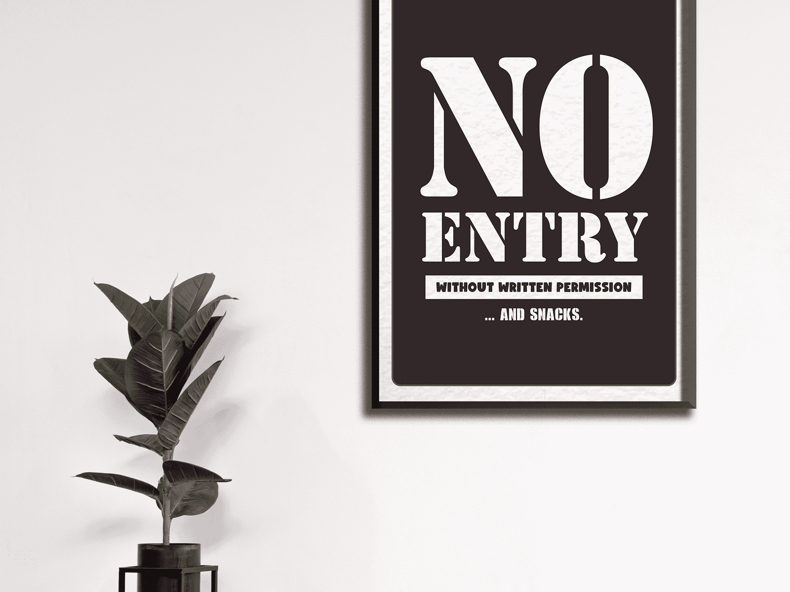 No Entry: Poster by OleSurry on Dribbble