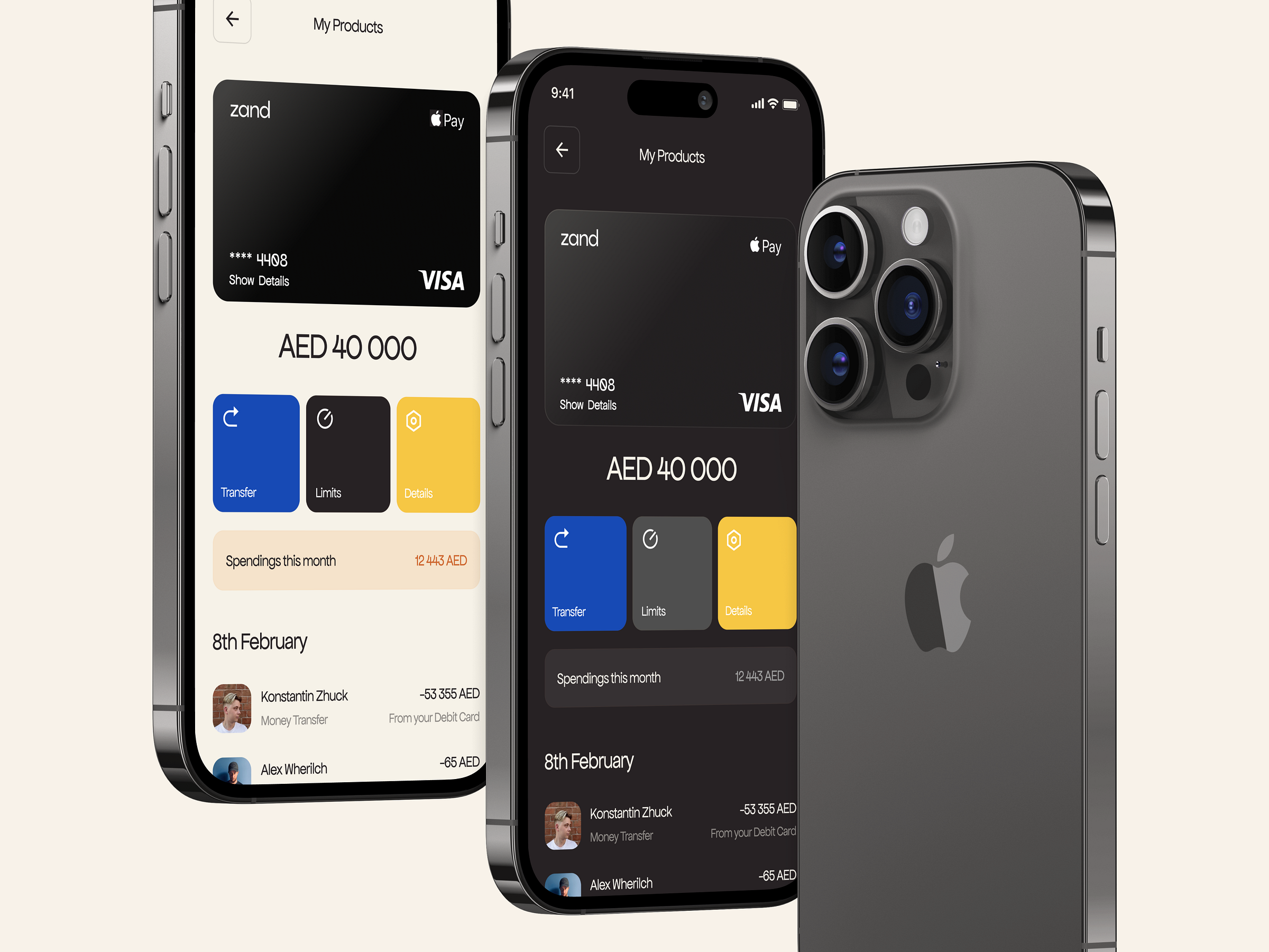 Zand Bank - Card & Wallet Mobile Bank App Design by Ivan Ermakov on ...
