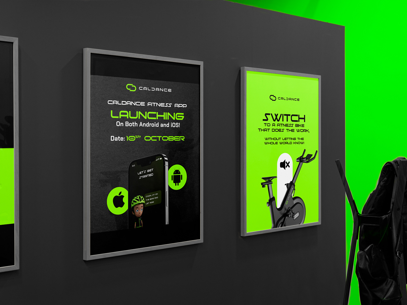 App launch poster design for web3 crypto fitness brand CalDance. by ...