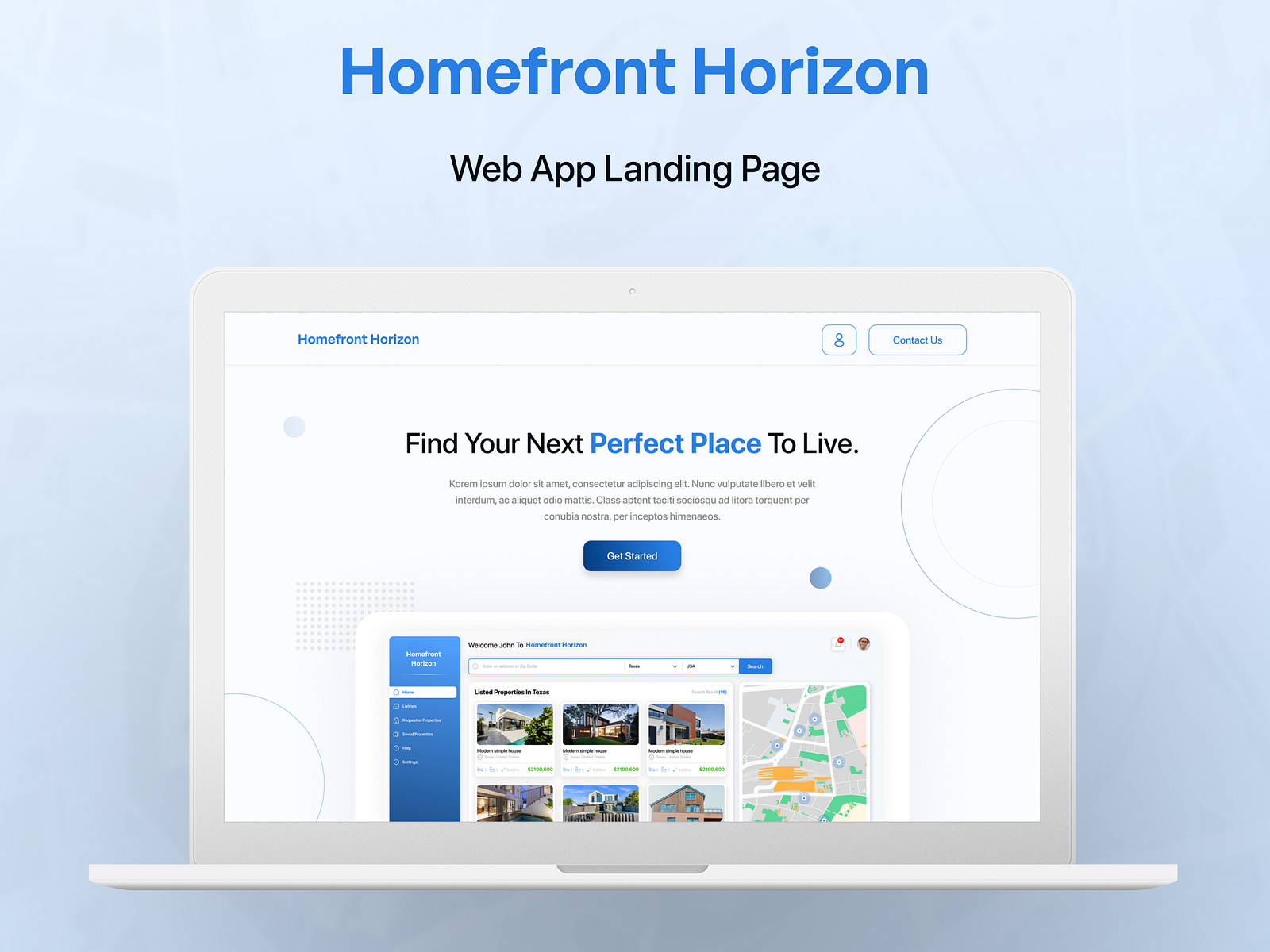 Homefront Horizon - Your Pathway to Dream Homes by Ali Zain on Dribbble