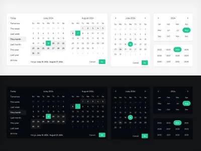 Date Pickers designs, themes, templates and downloadable graphic ...